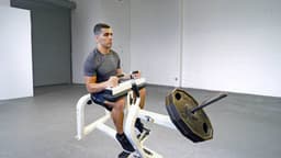 Seated Machine Calf Press